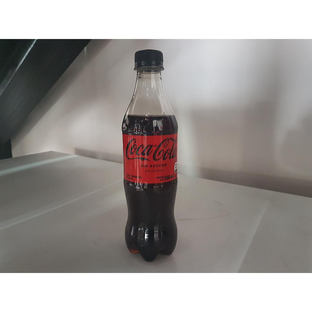 COCA COLA PORTATIL 500 ML SIN AZUCAR | D´OPALS